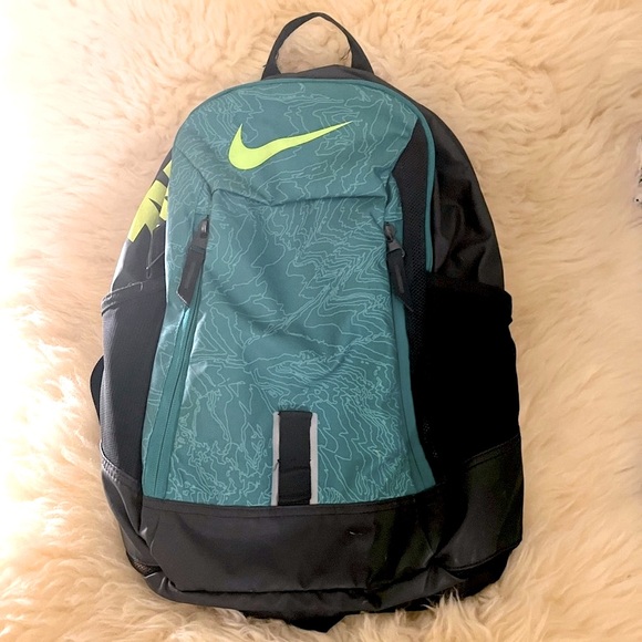 Nike | Bags | Nike Tealgray Midsize Backpack Multiple Pockets | Poshmark